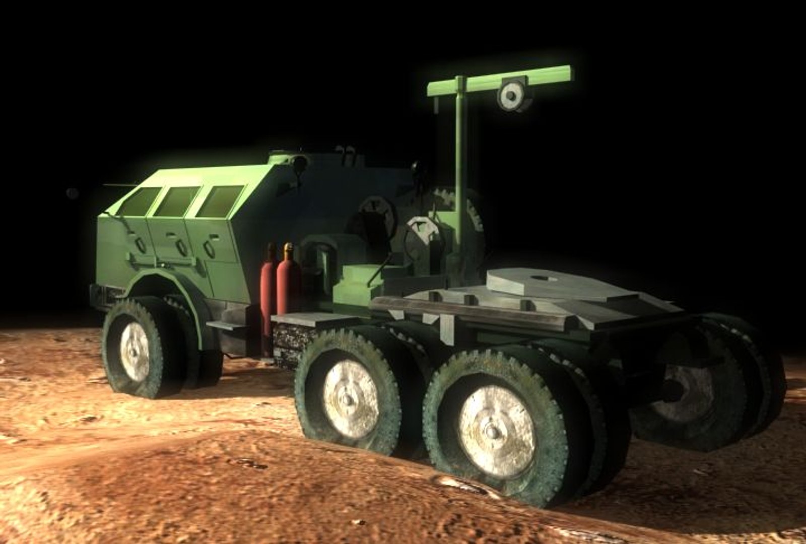 3ds Max Tank Transporter