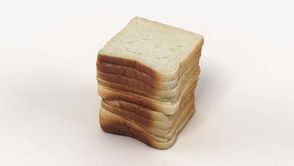 3D toast realistic - TurboSquid 1429545