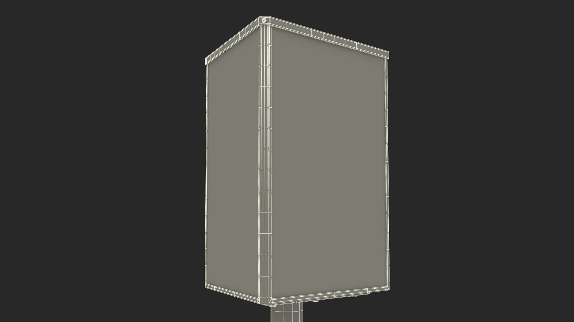 Metro Wayfinding Sign Blue Model - TurboSquid 2382847