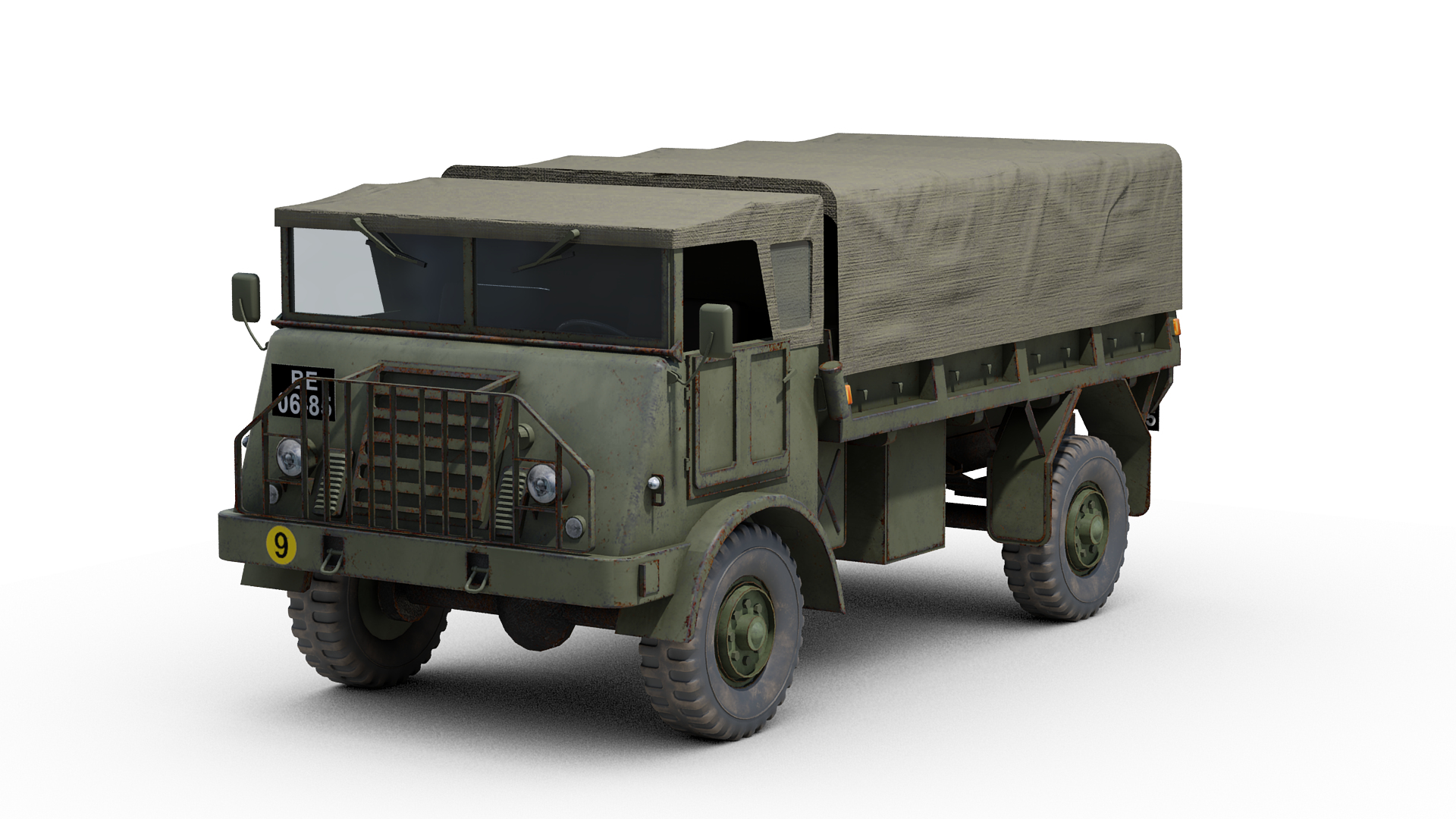 3D model DAF YA 314 Truck - TurboSquid 1956377