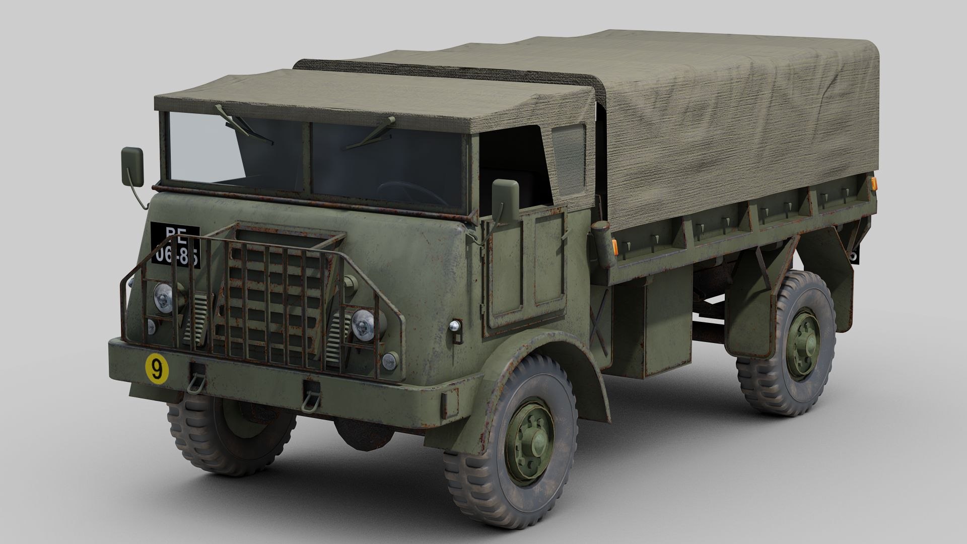 3D model DAF YA 314 Truck - TurboSquid 1956377