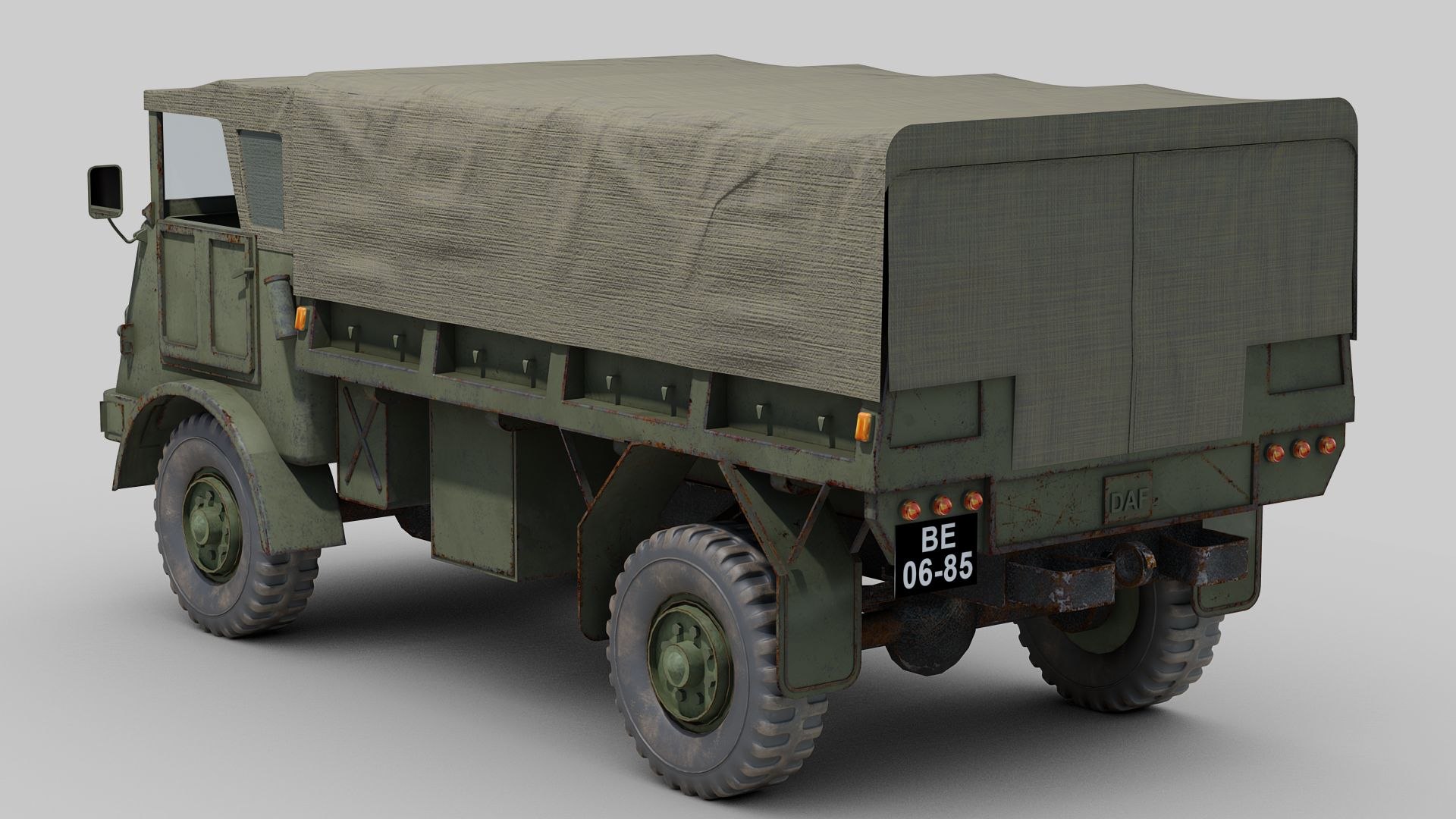 3D model DAF YA 314 Truck - TurboSquid 1956377