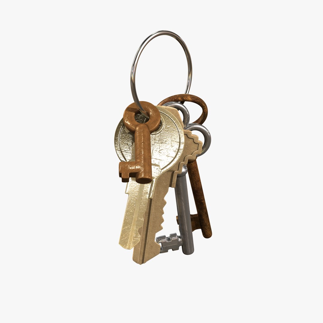 3d model keys ring
