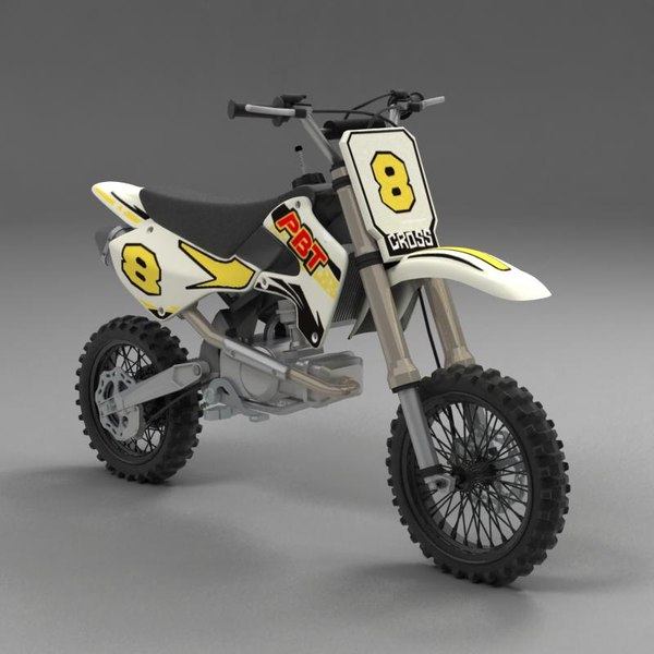 3d model mini moto minimoto