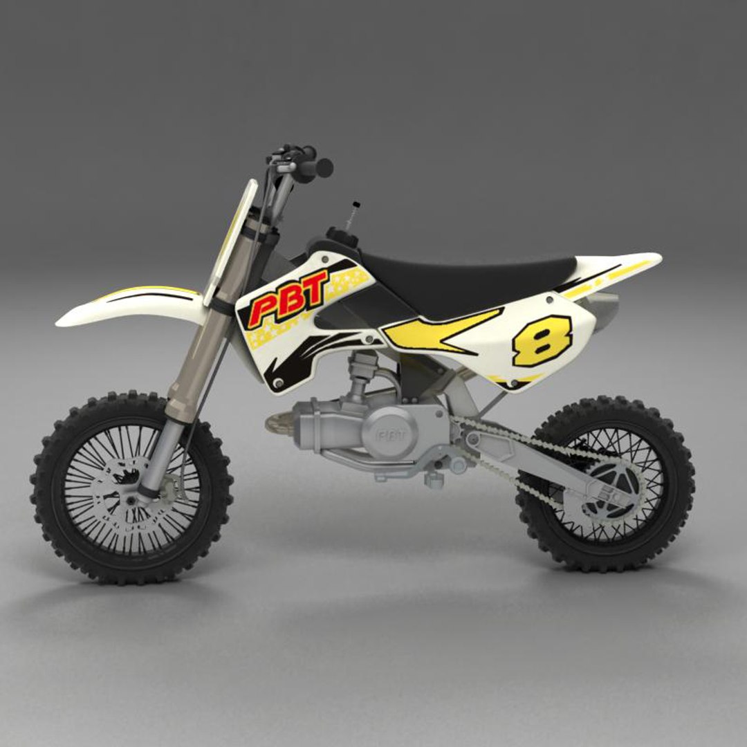 3d model mini moto minimoto