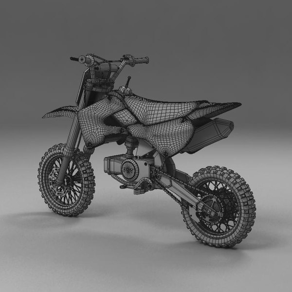 3d model mini moto minimoto