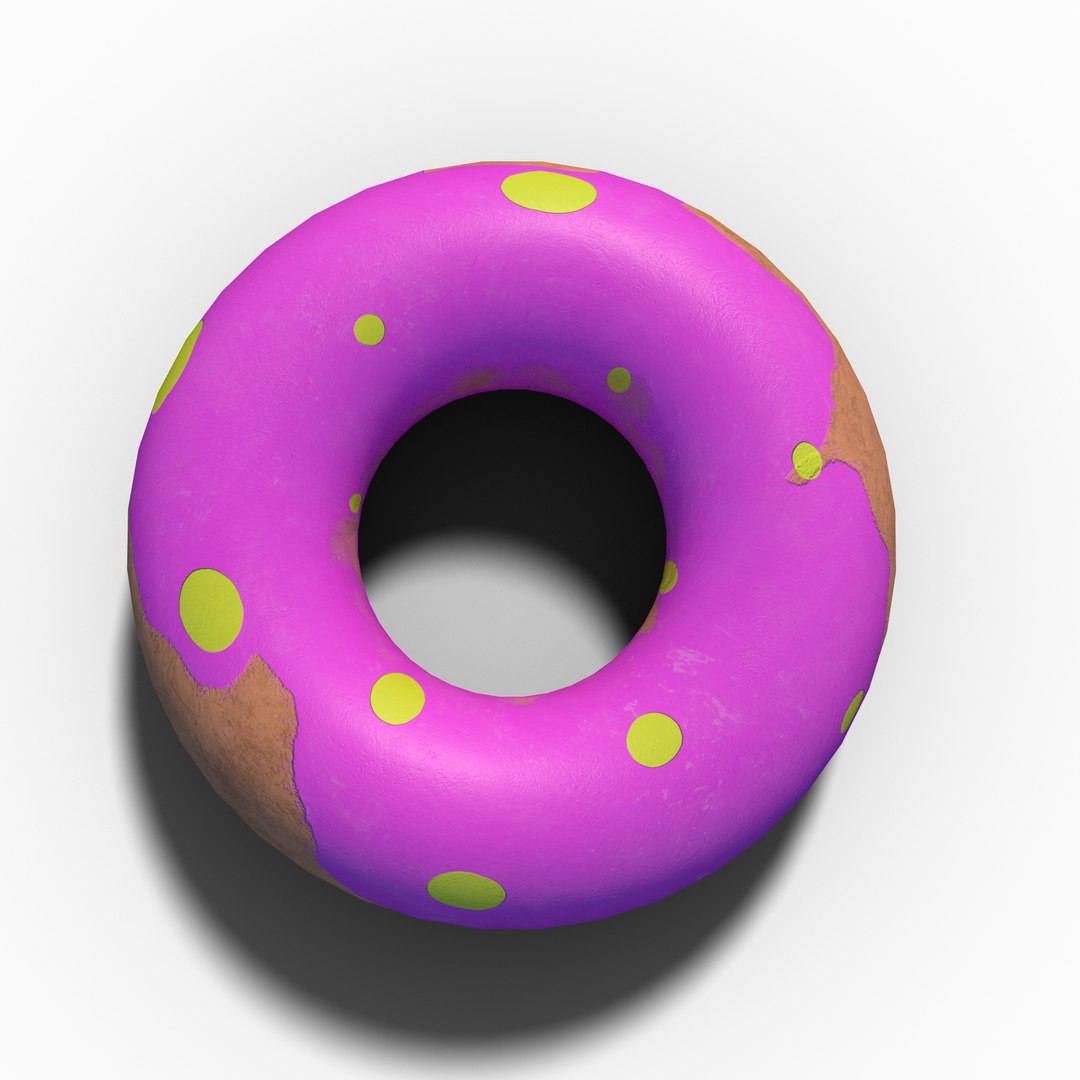 Donut 3D model - TurboSquid 2060192
