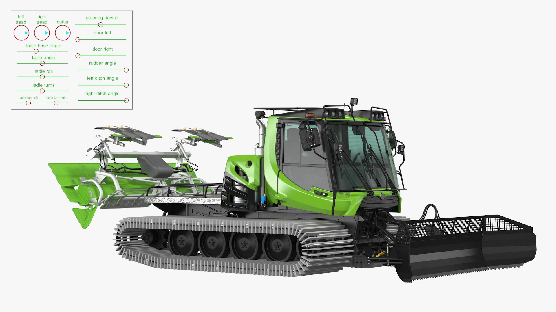 3D Snowcat Generic Rigged Snow Model - TurboSquid 1517770