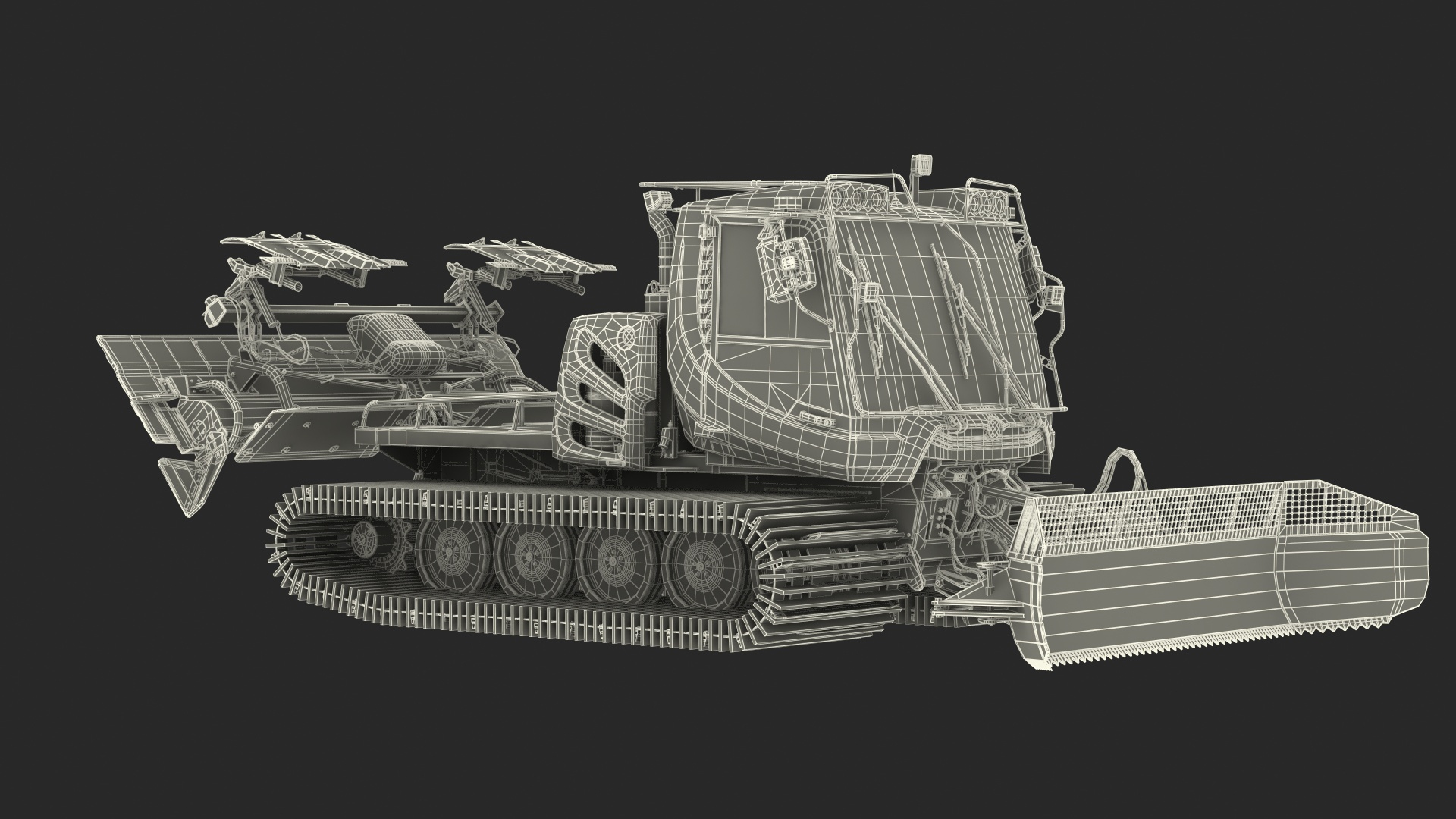 3D Snowcat Generic Rigged Snow Model - TurboSquid 1517770