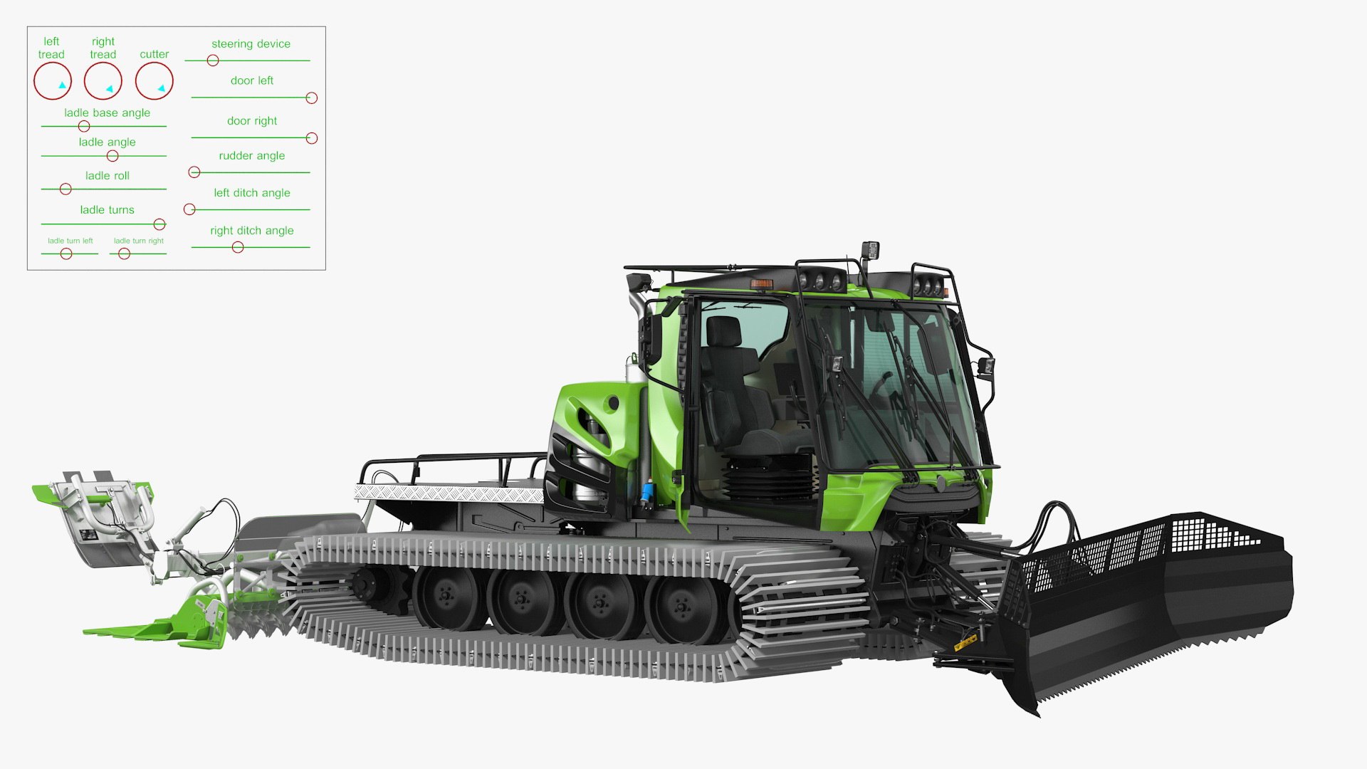 3D Snowcat Generic Rigged Snow Model - TurboSquid 1517770