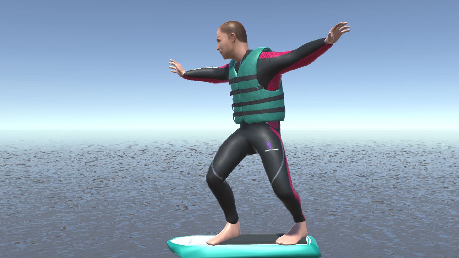 3D Foil Surf Board Animations - TurboSquid 1931698