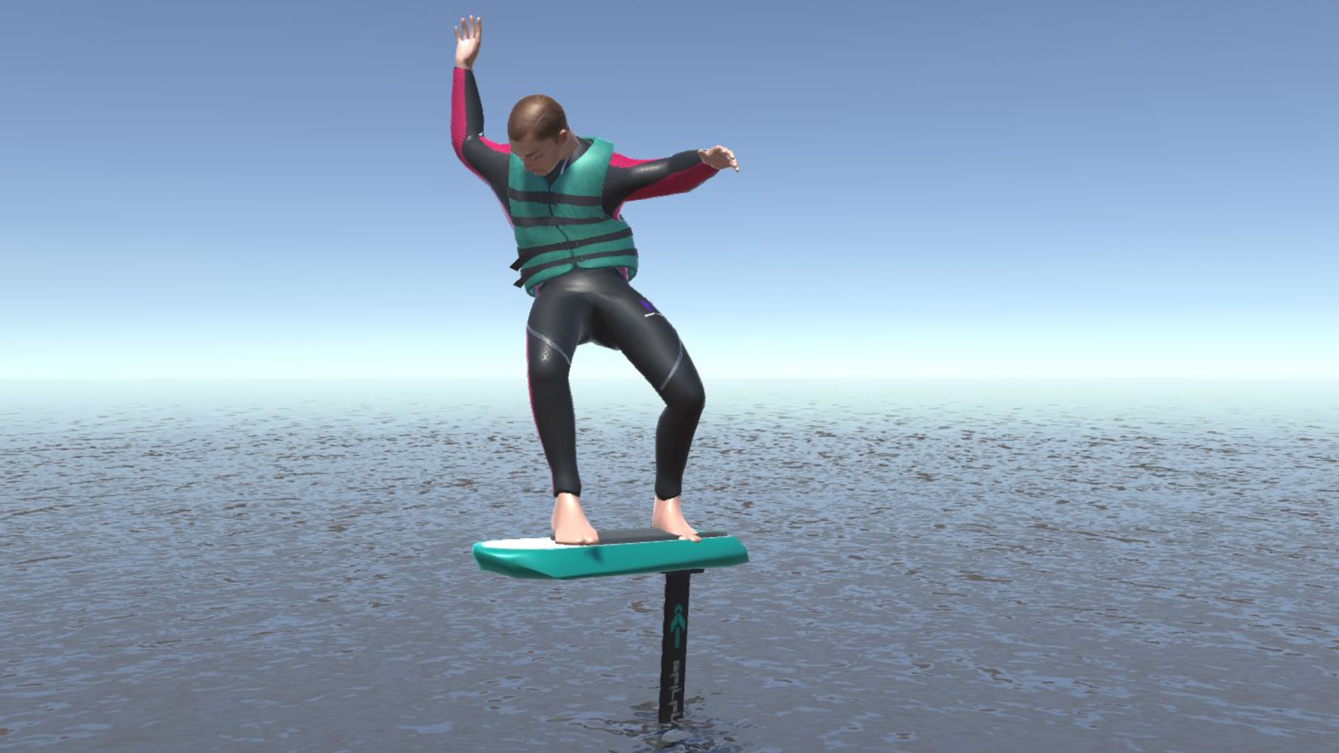 3D Foil Surf Board Animations - TurboSquid 1931698