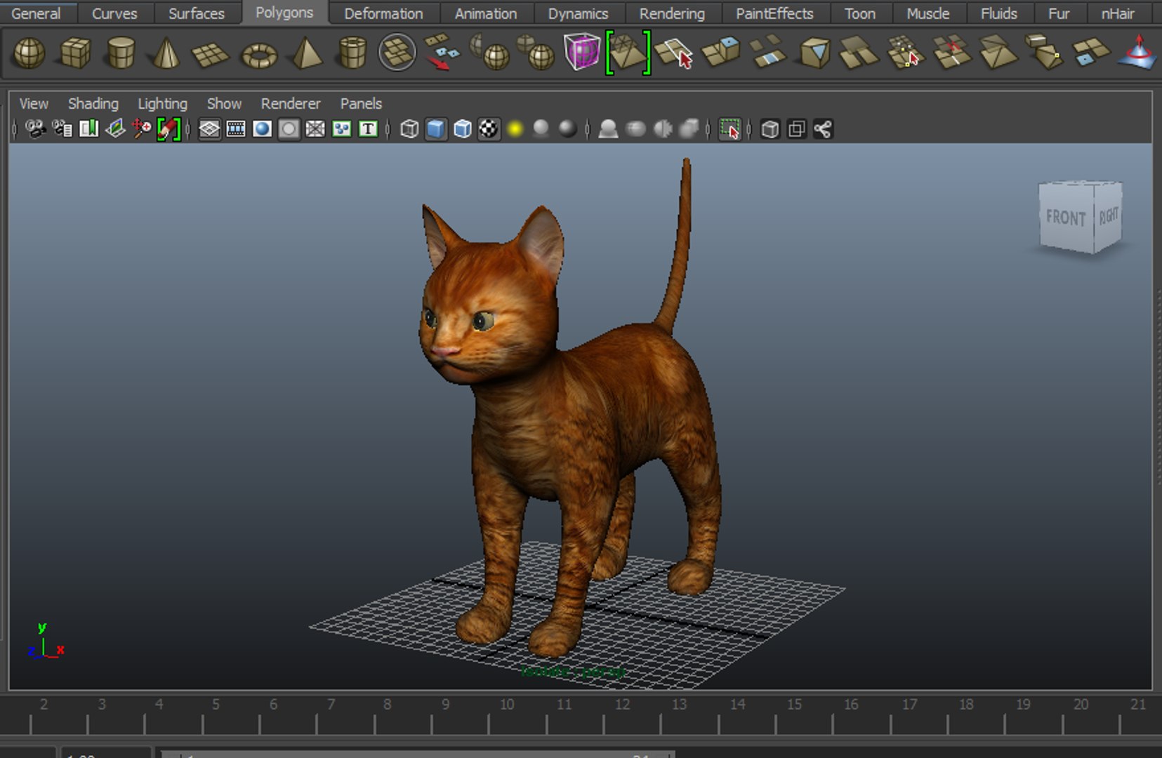 3D Cat Rigged Animation - TurboSquid 1204595