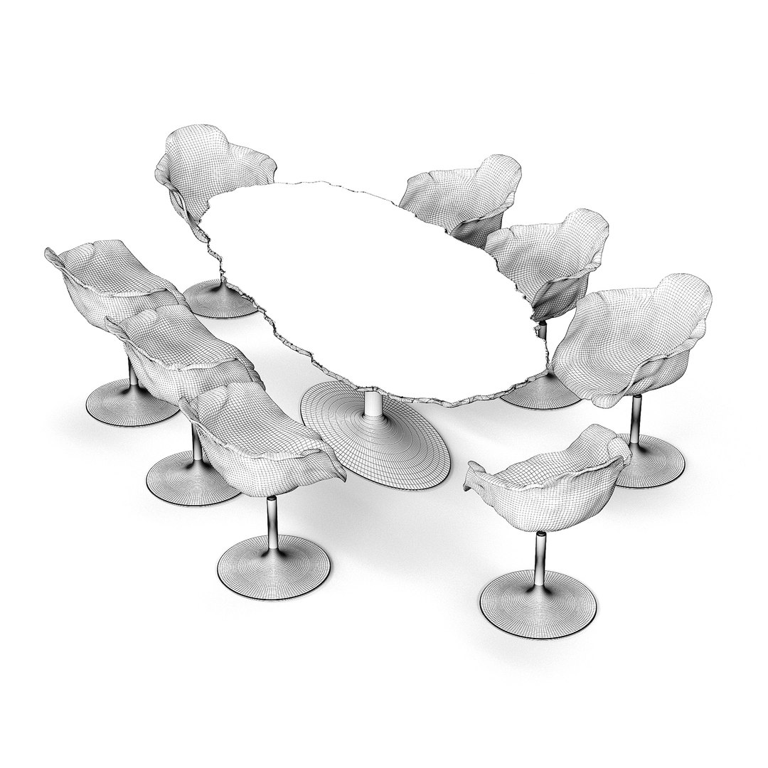 Edra ella gold egeo model - TurboSquid 1421088