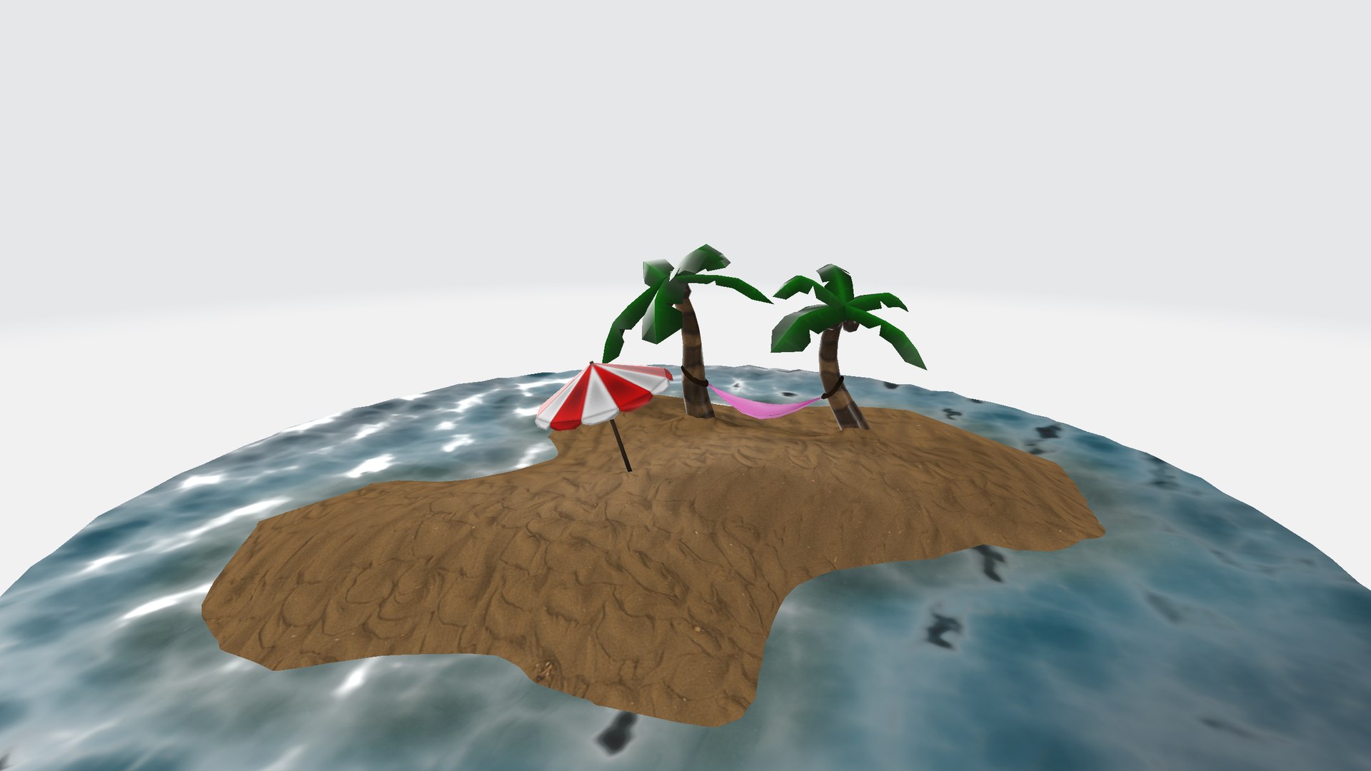 Beach Scene 3D Model - TurboSquid 1492568