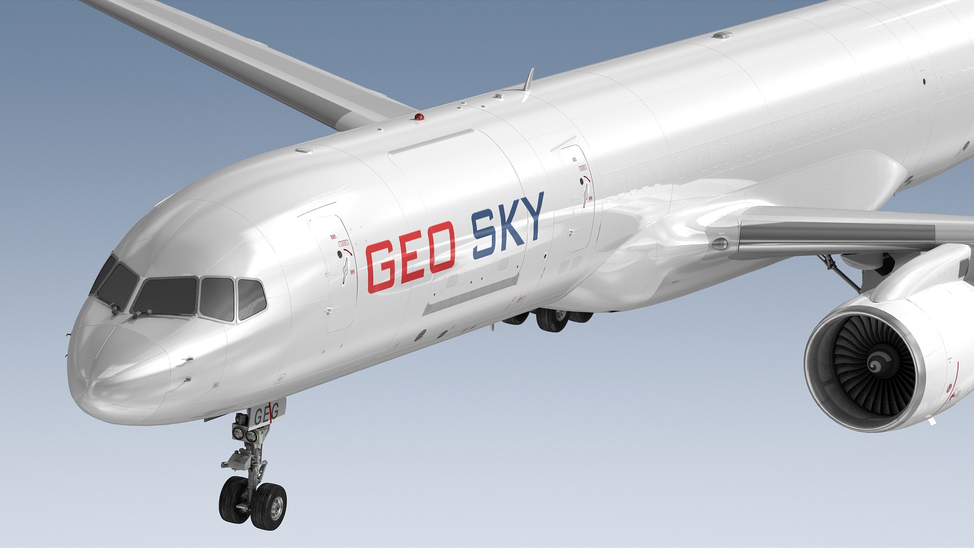 Boeing 757-200SF Geo Sky 3D Model - TurboSquid 2189892