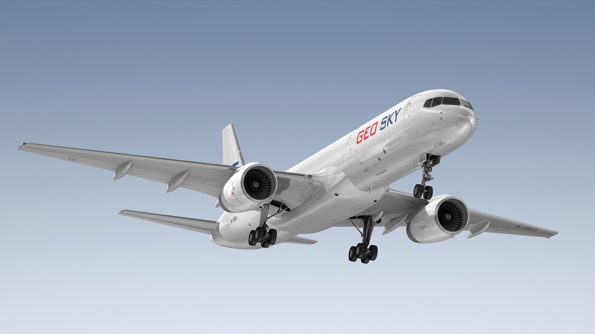 Boeing 757-200SF Geo Sky 3D Model - TurboSquid 2189892