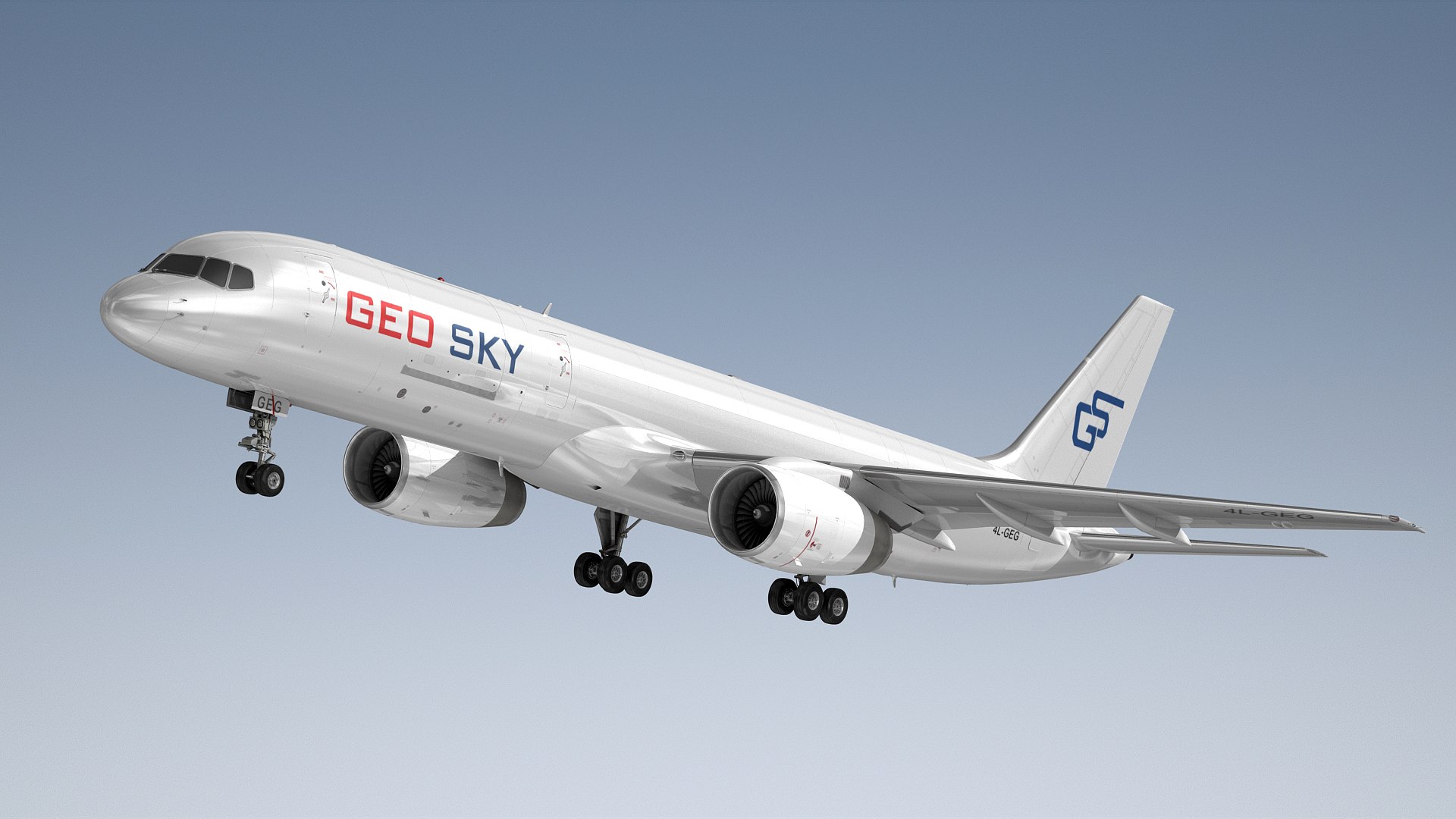 Boeing 757-200SF Geo Sky 3D Model - TurboSquid 2189892