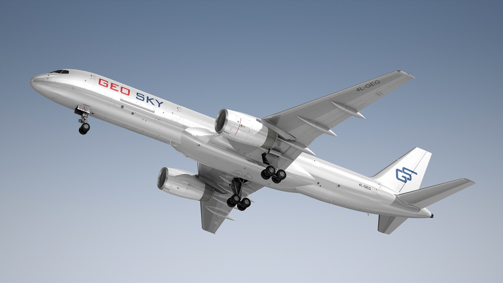 Boeing 757-200SF Geo Sky 3D Model - TurboSquid 2189892