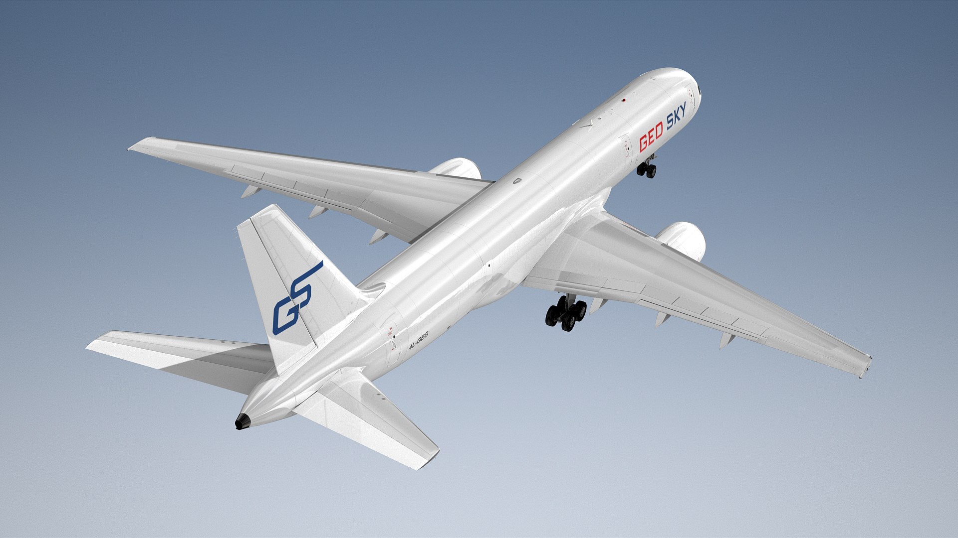 Boeing 757-200SF Geo Sky 3D Model - TurboSquid 2189892