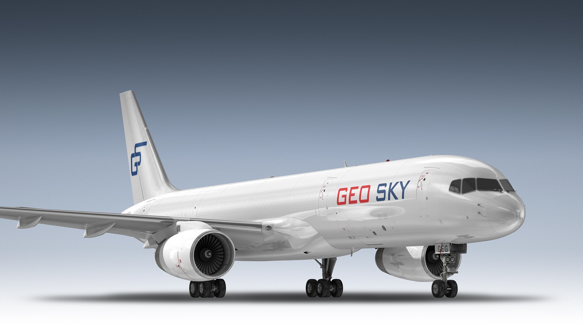 Boeing 757-200SF Geo Sky 3D Model - TurboSquid 2189892