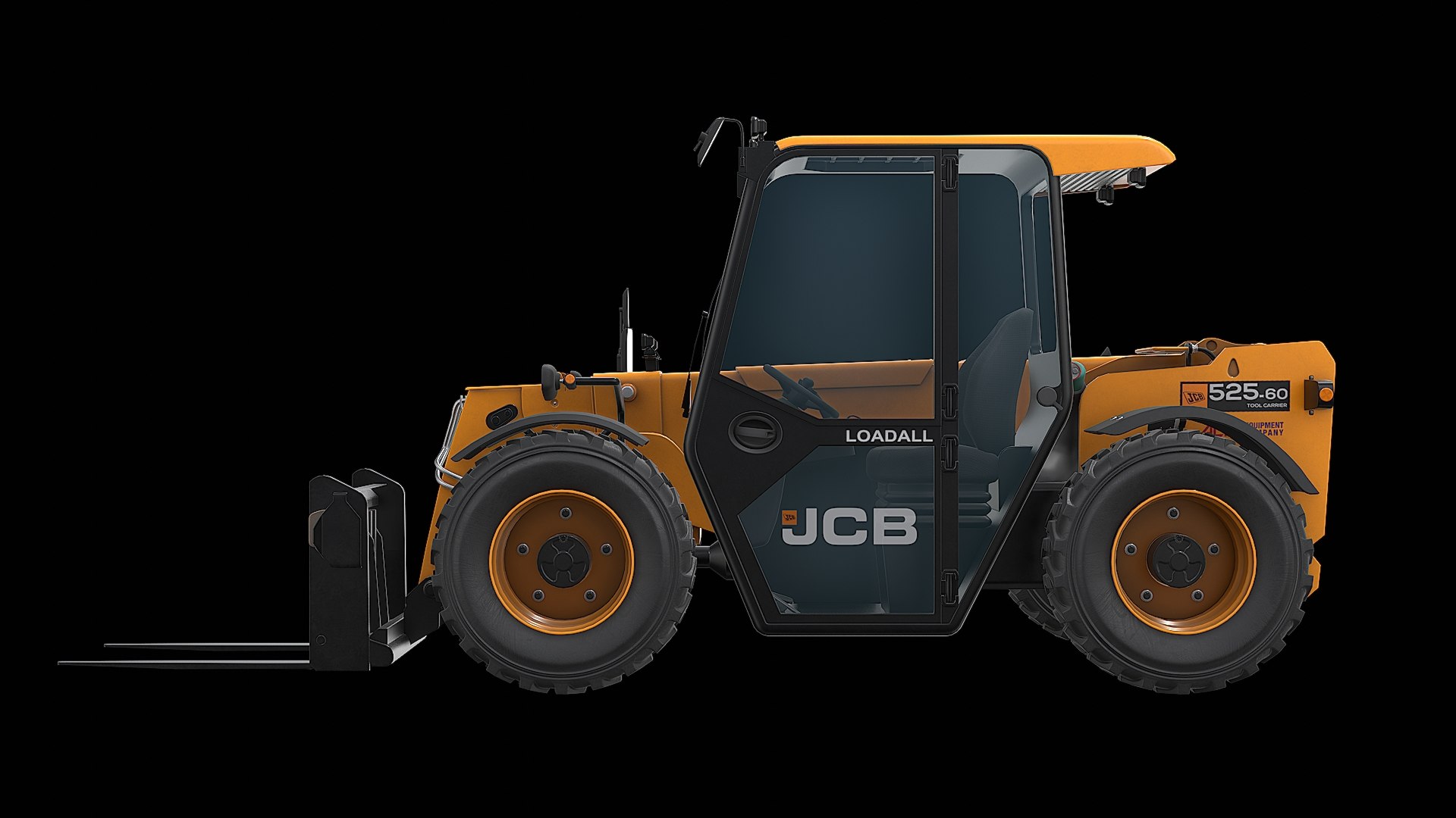 Telehandler JCB 505-20TC 3D Model - TurboSquid 2410024