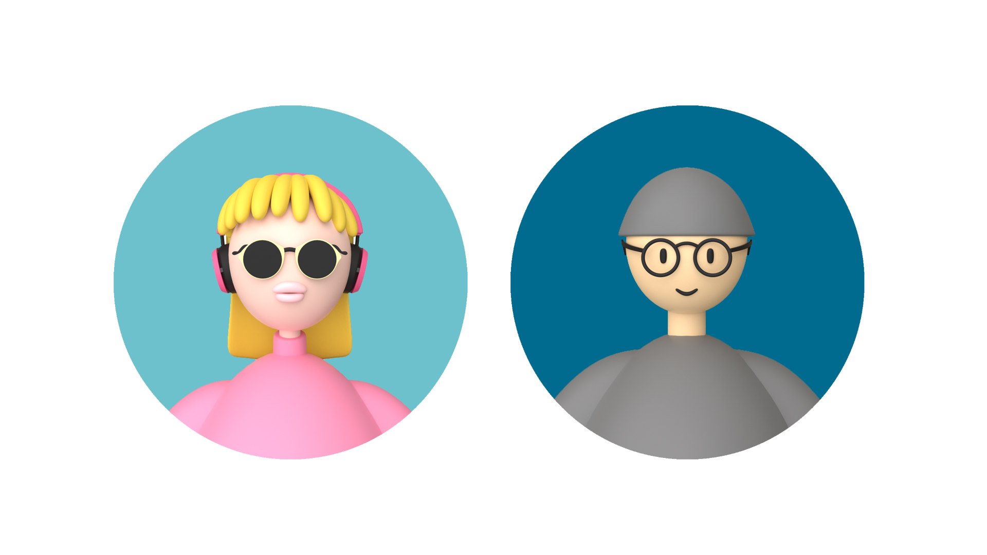 Characters avatar icon 1 3D model - TurboSquid 1977456