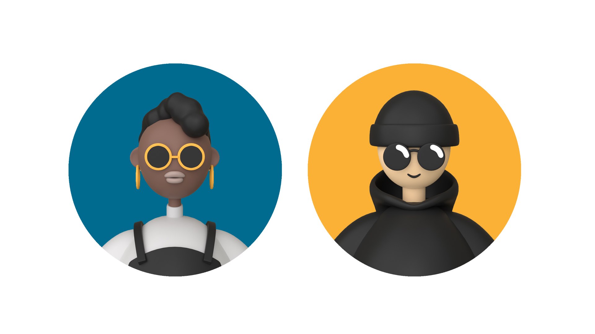 Characters avatar icon 1 3D model - TurboSquid 1977456