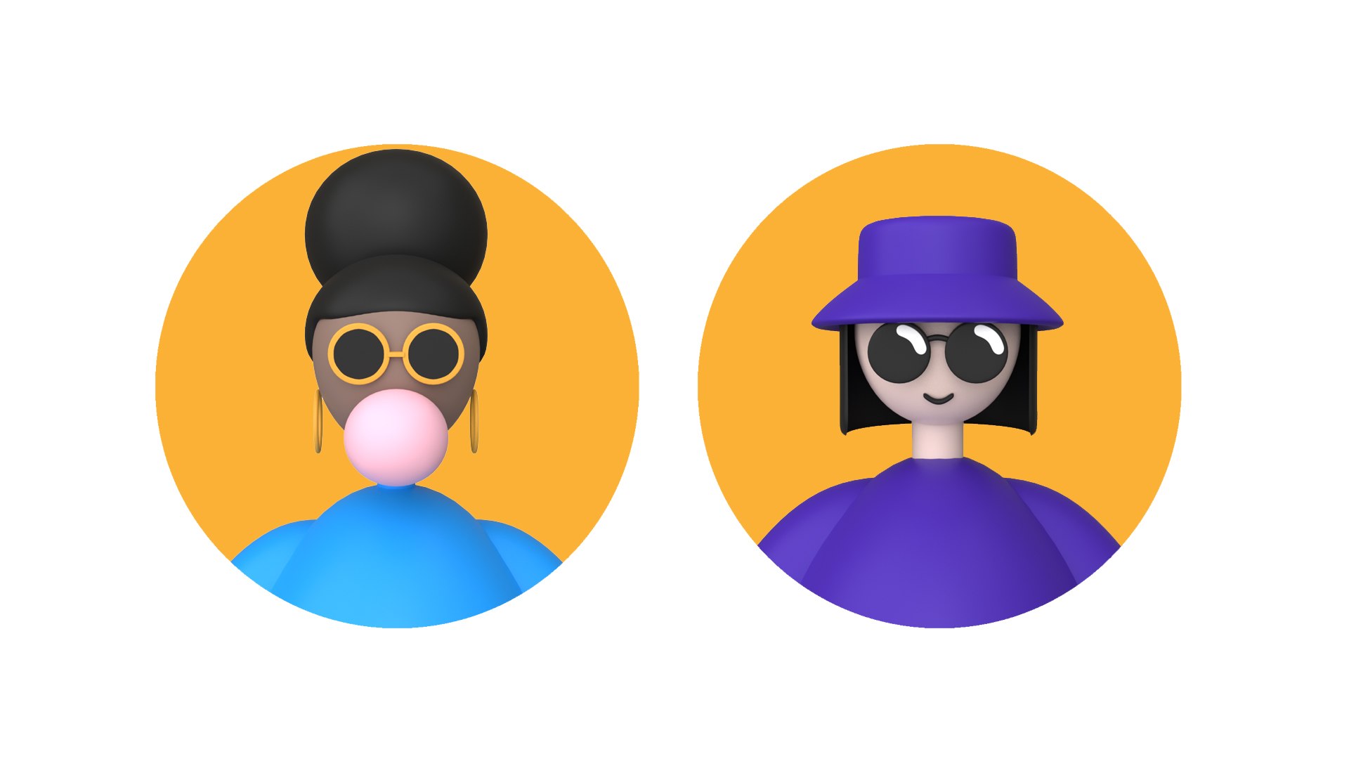 Characters avatar icon 1 3D model - TurboSquid 1977456