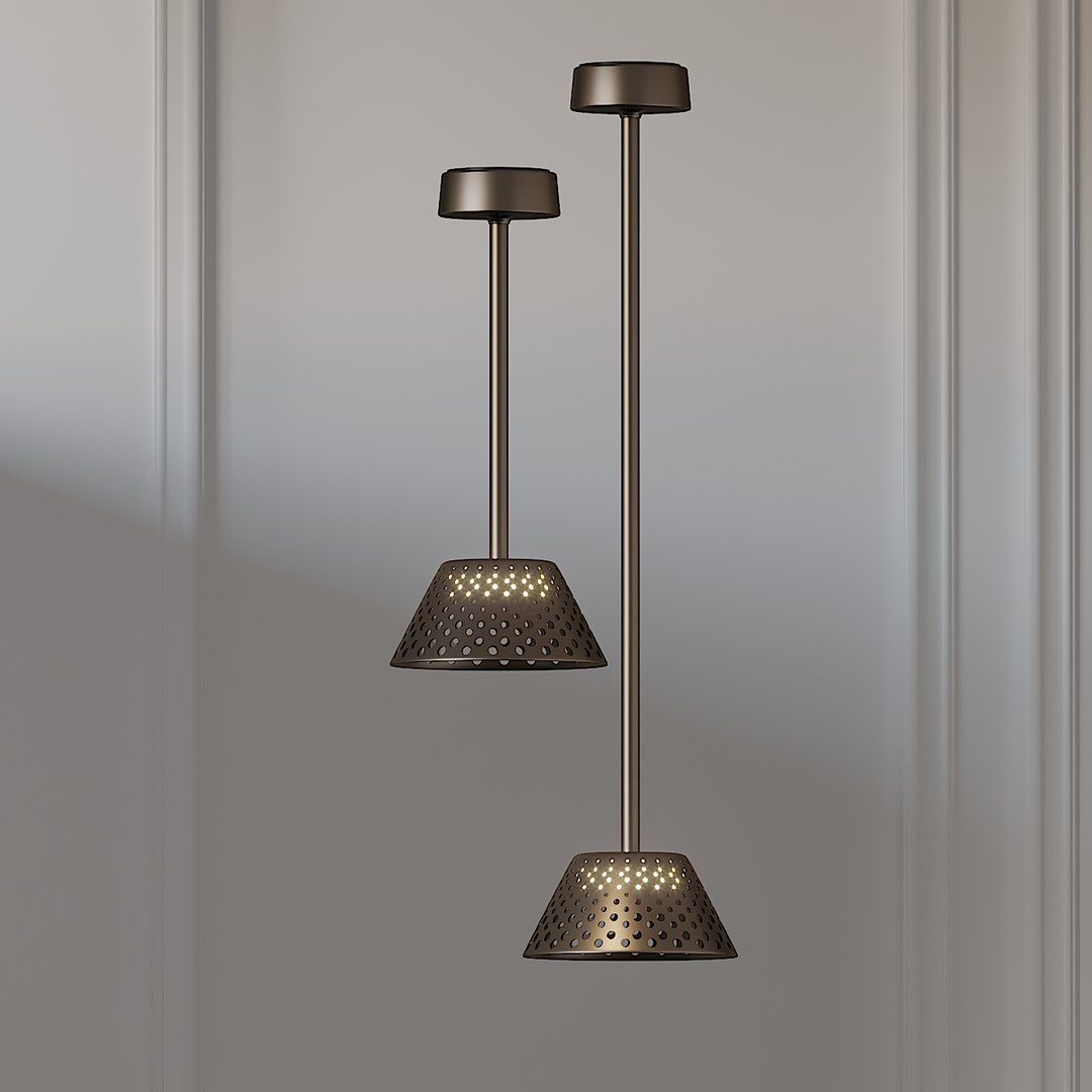 3D Ceiling Platek Mesh Lamp - TurboSquid 1556444