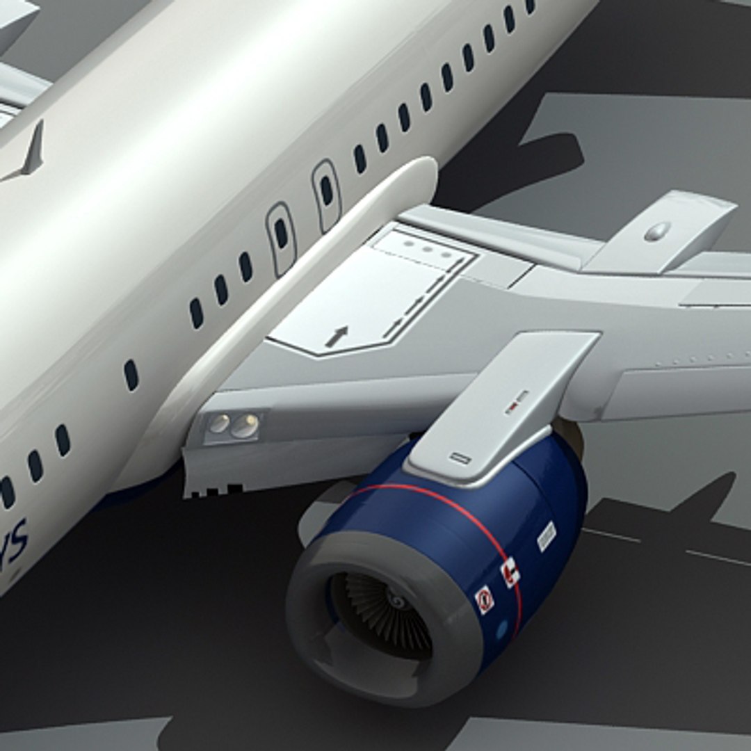 3d 737-400 british airways