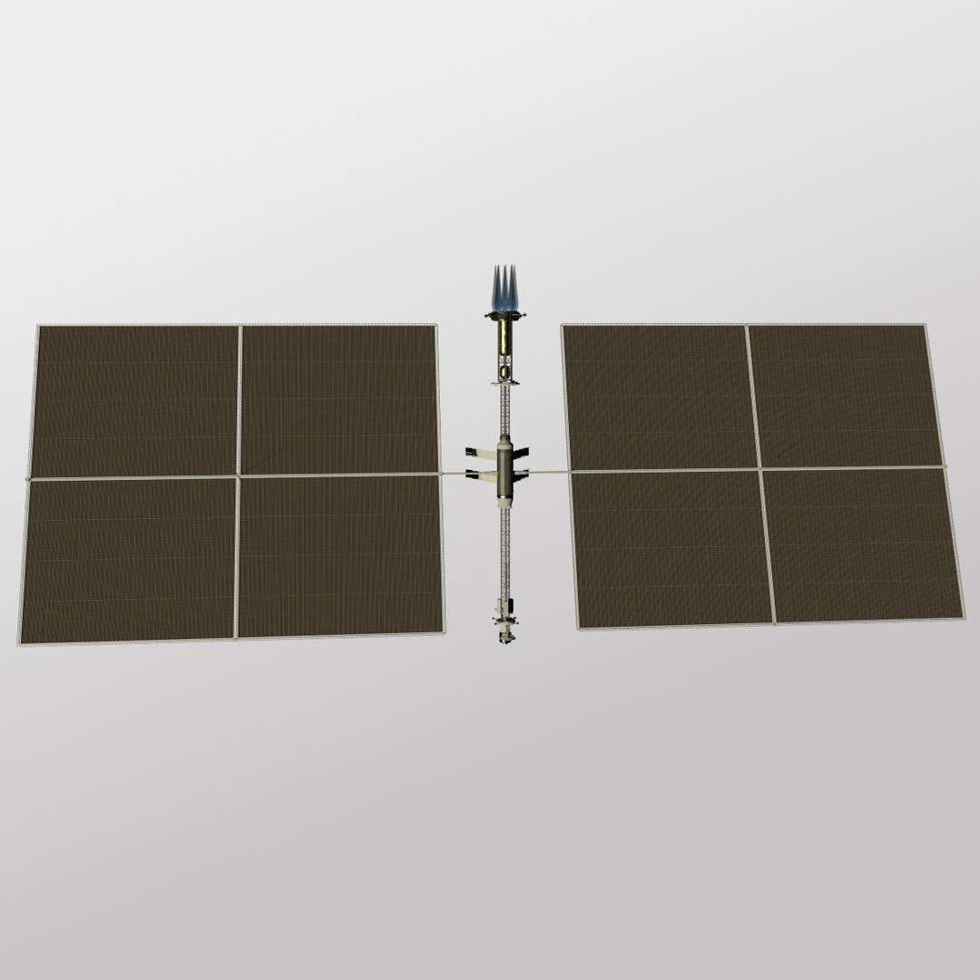 Solar Electric Ion Drive 3d Model