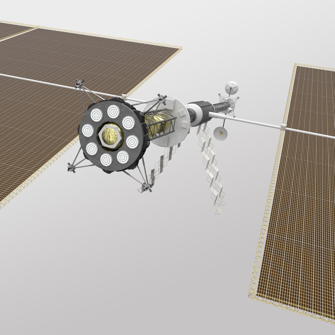 Solar Electric Ion Drive 3d Model