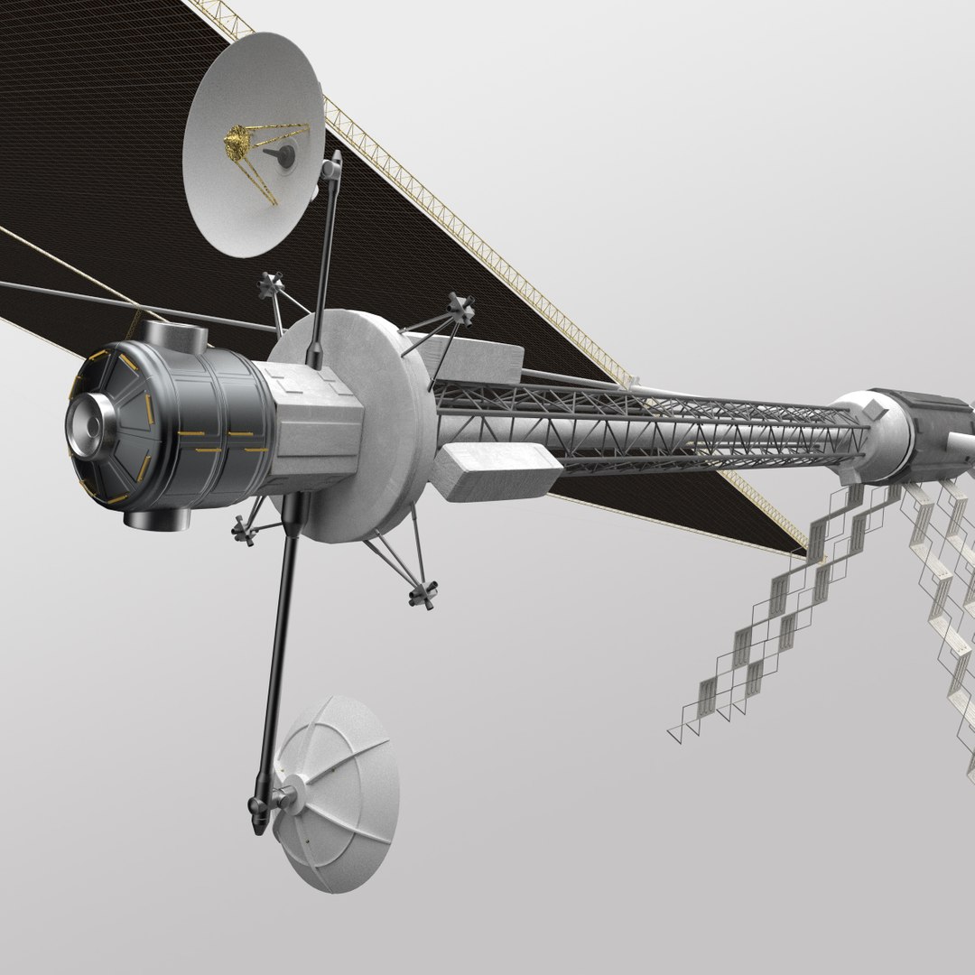Solar Electric Ion Drive 3d Model