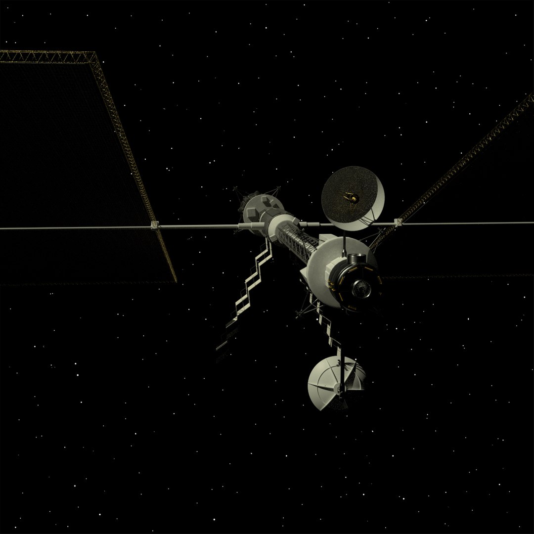 Solar Electric Ion Drive 3d Model