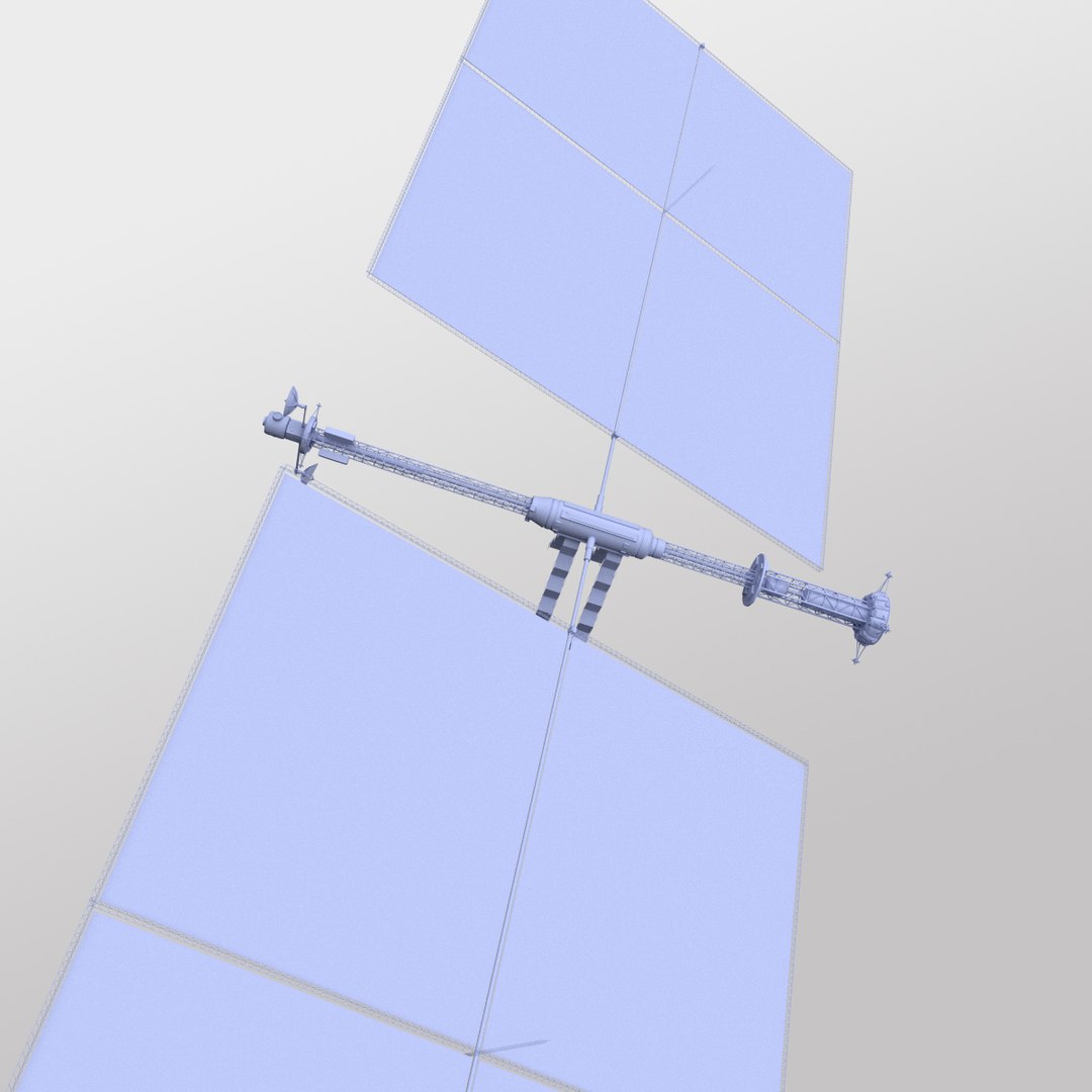 Solar Electric Ion Drive 3d Model