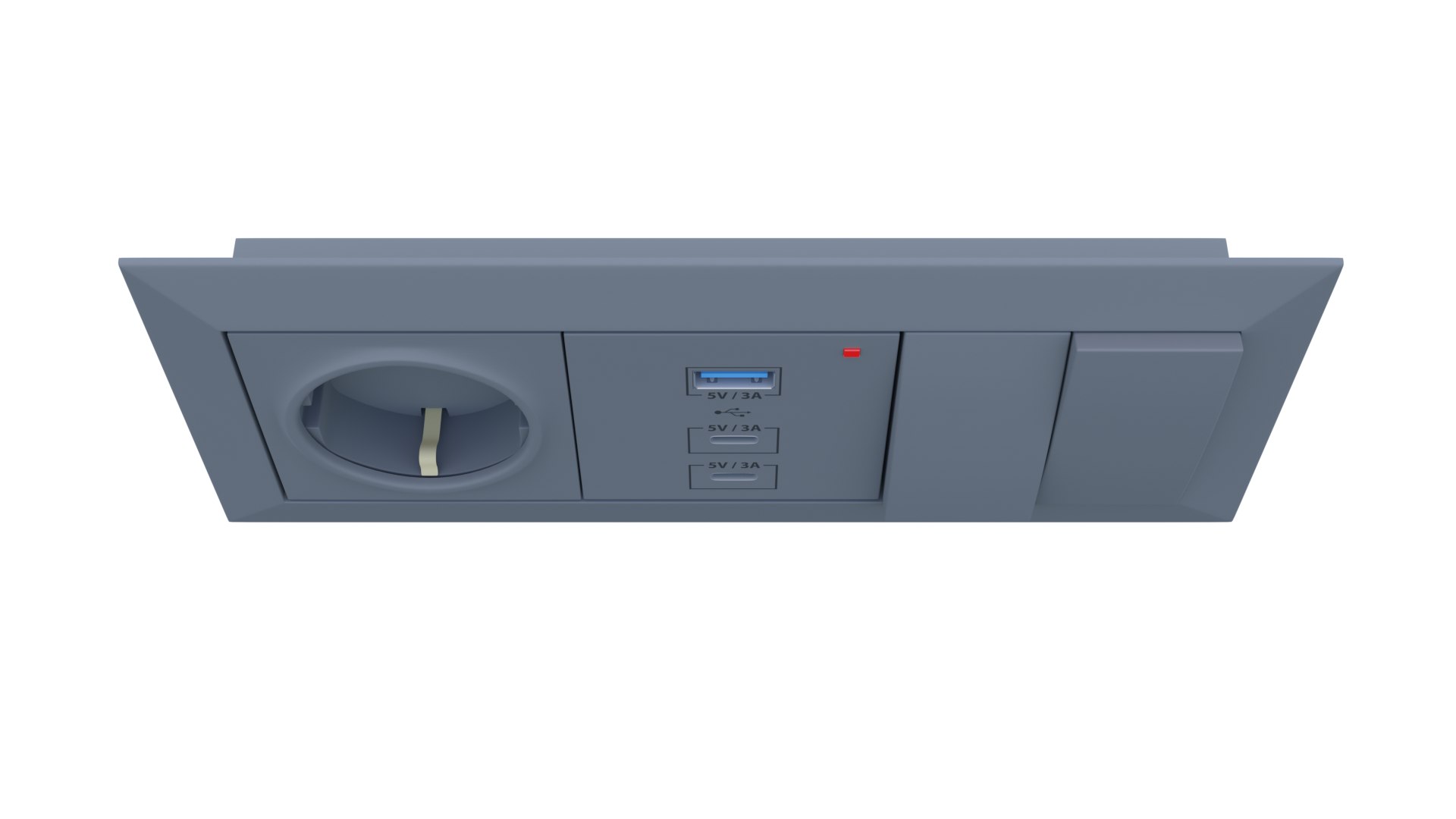 Socket USB AC And Keys 3D Model - TurboSquid 2181666