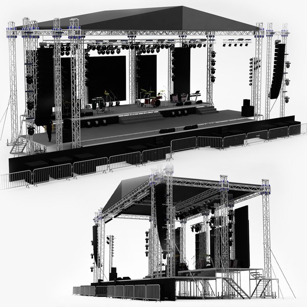Outdoor Stage 3D Models for Download | TurboSquid