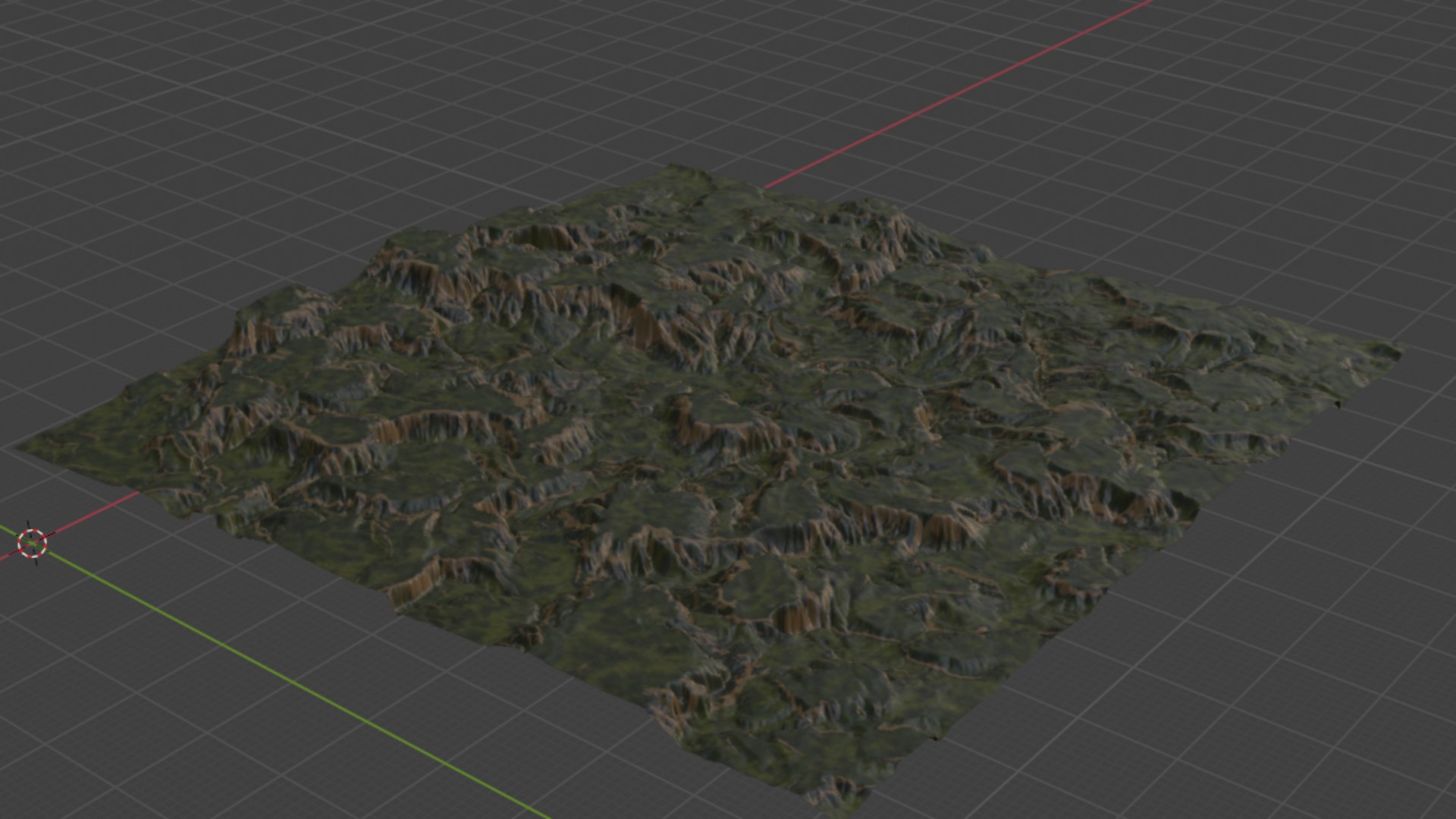 Valley Terrain 2 3D - TurboSquid 2202728