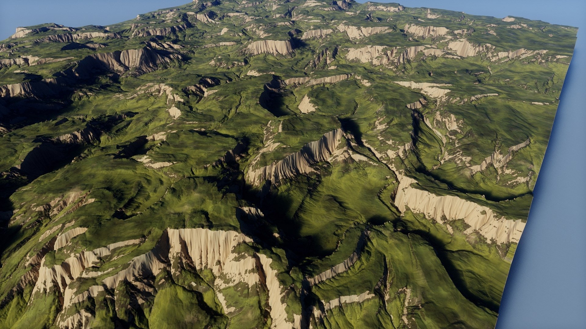 Valley Terrain 2 3D - TurboSquid 2202728