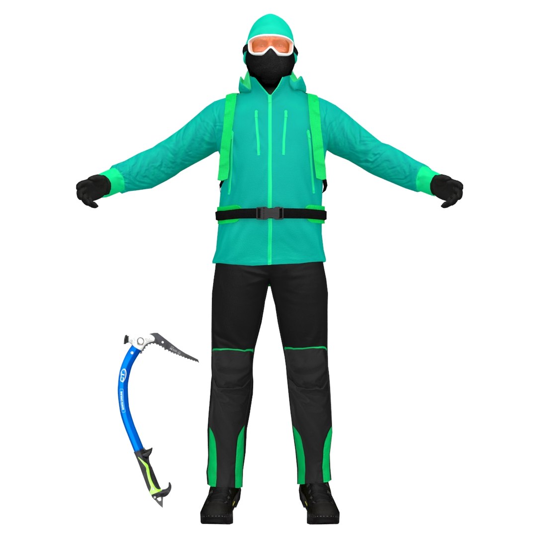 3D Rock Climber - TurboSquid 1404261