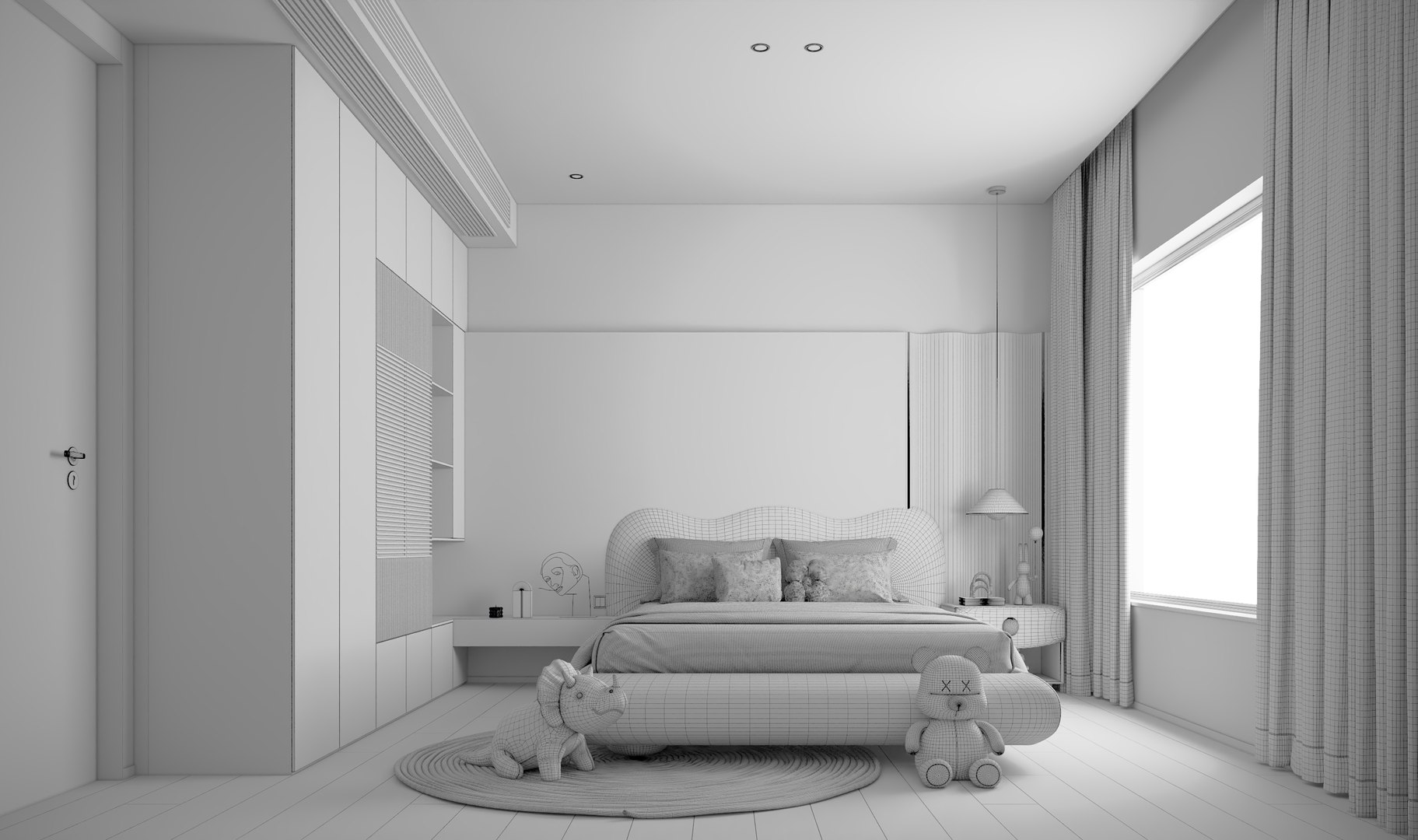 Generations Of Children Bedrooms Children Entertainment Area 3D - TurboSquid 2331958