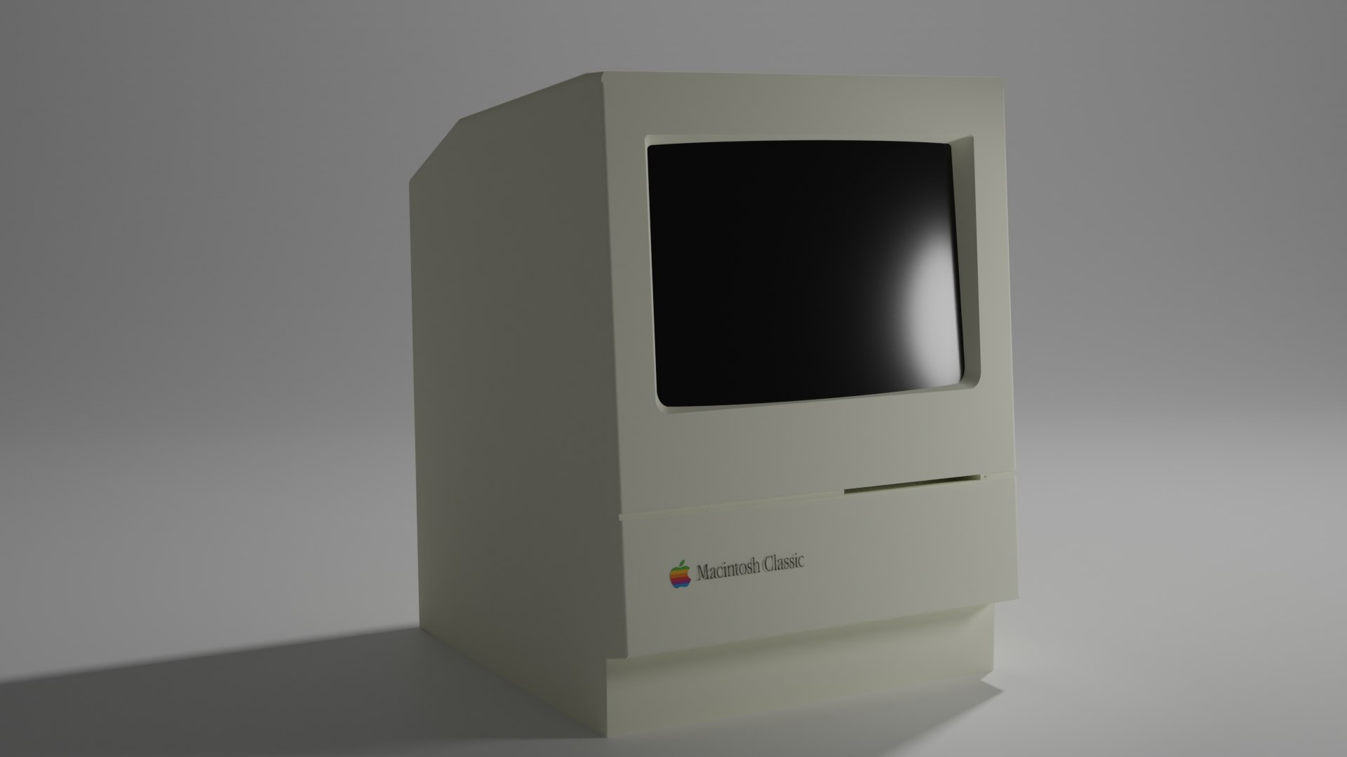 3D Macintosh Classic 3D Model - TurboSquid 1968625