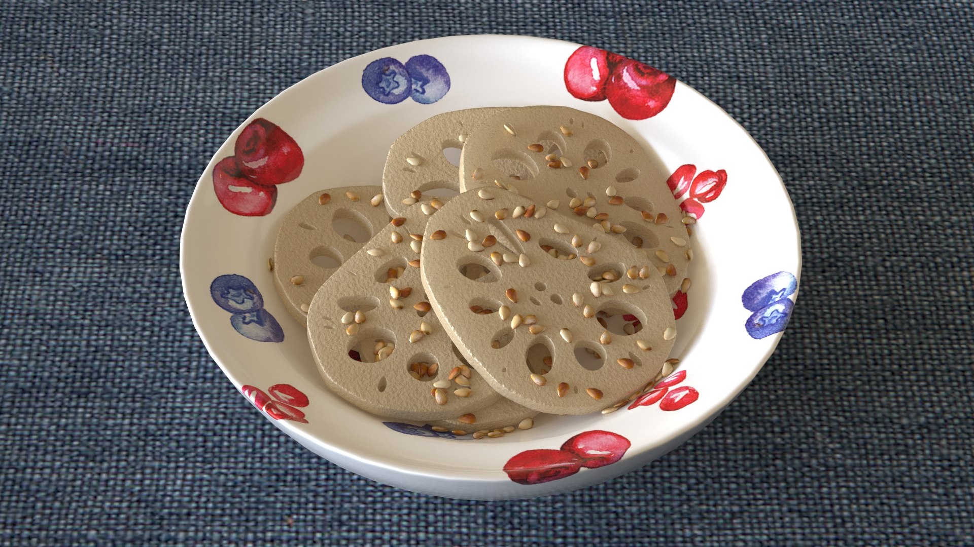 Sliced Lotus Root 3D - TurboSquid 1852416