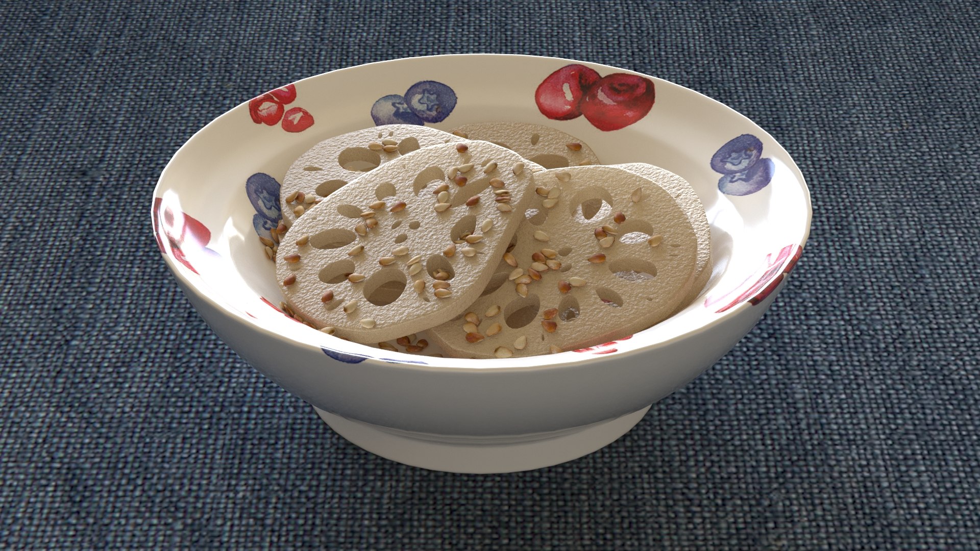 Sliced Lotus Root 3D - TurboSquid 1852416