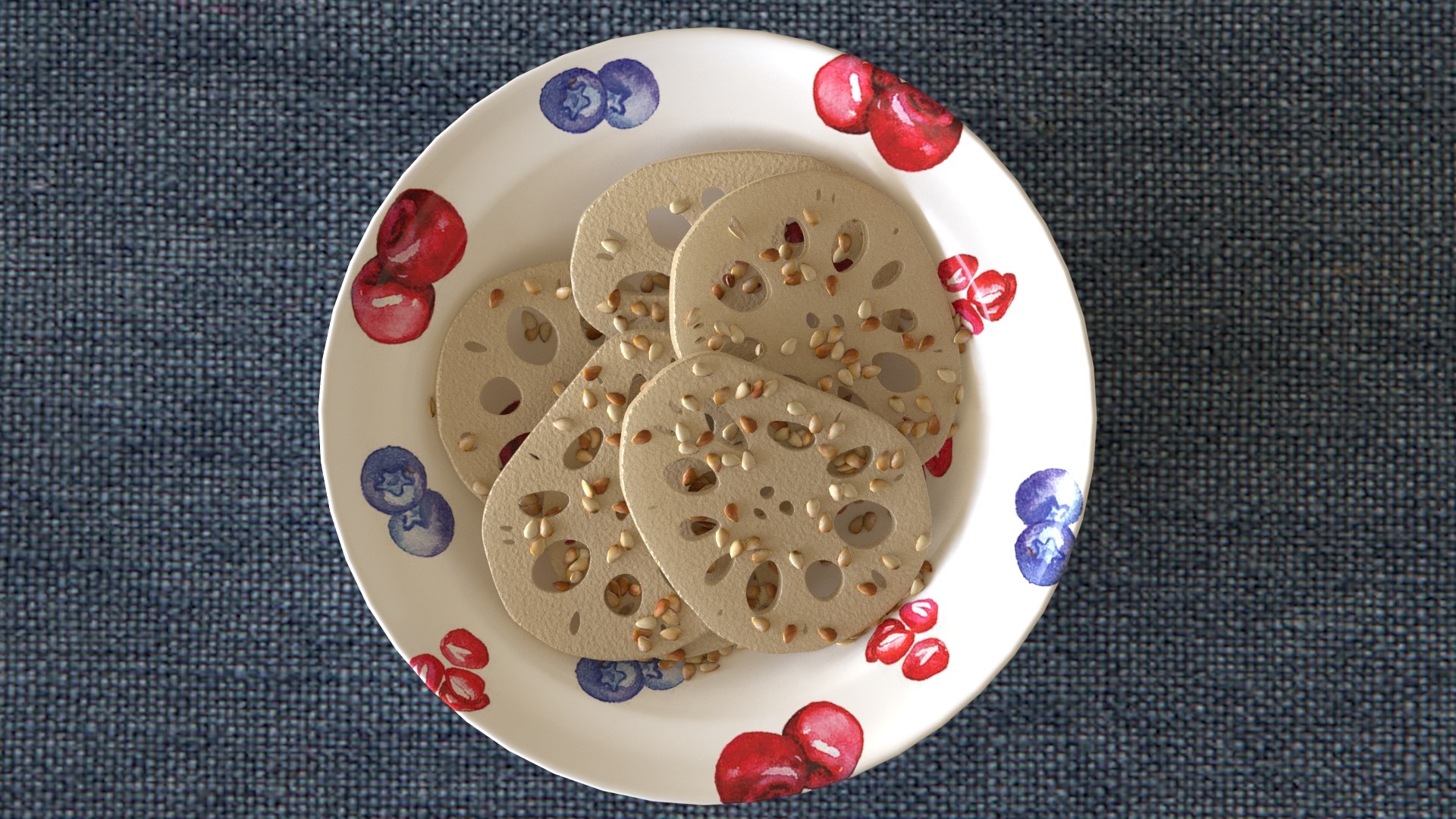 Sliced Lotus Root 3D - TurboSquid 1852416