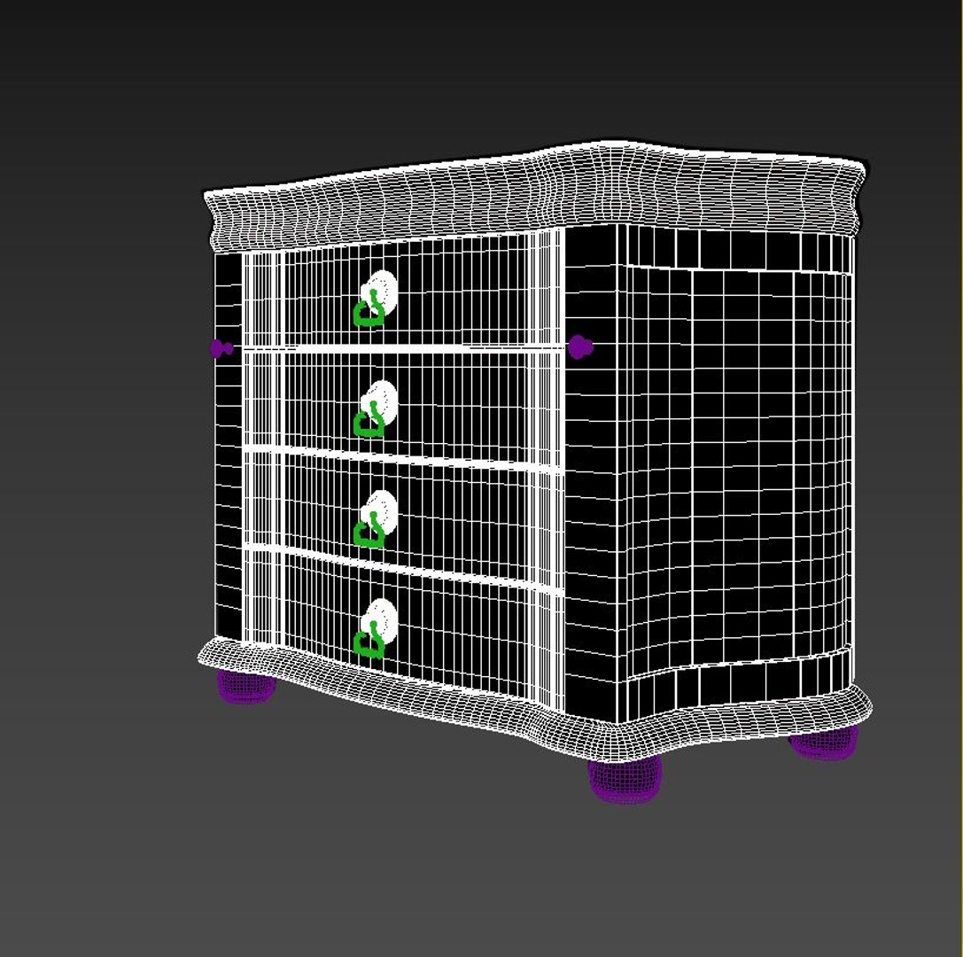 3D sideboard - TurboSquid 1365394