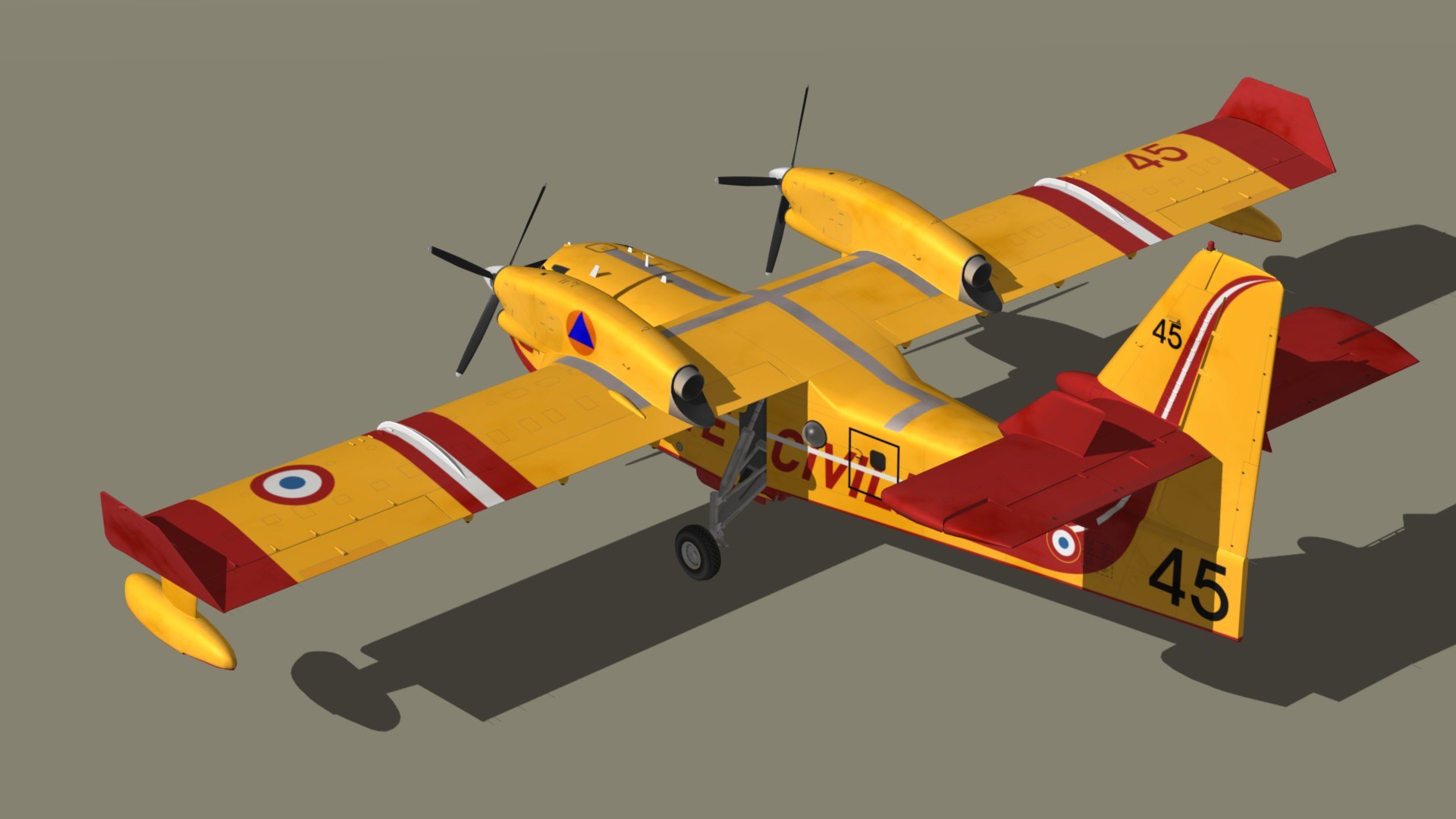 3D Canadair CL415 - TurboSquid 1962272