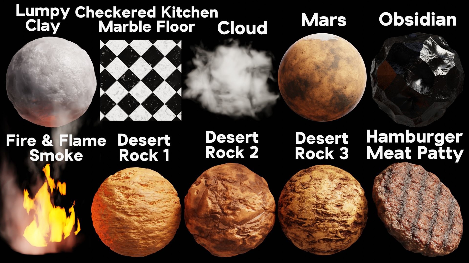 3D Blender Procedural Material Pack 15 Model - TurboSquid 2098430