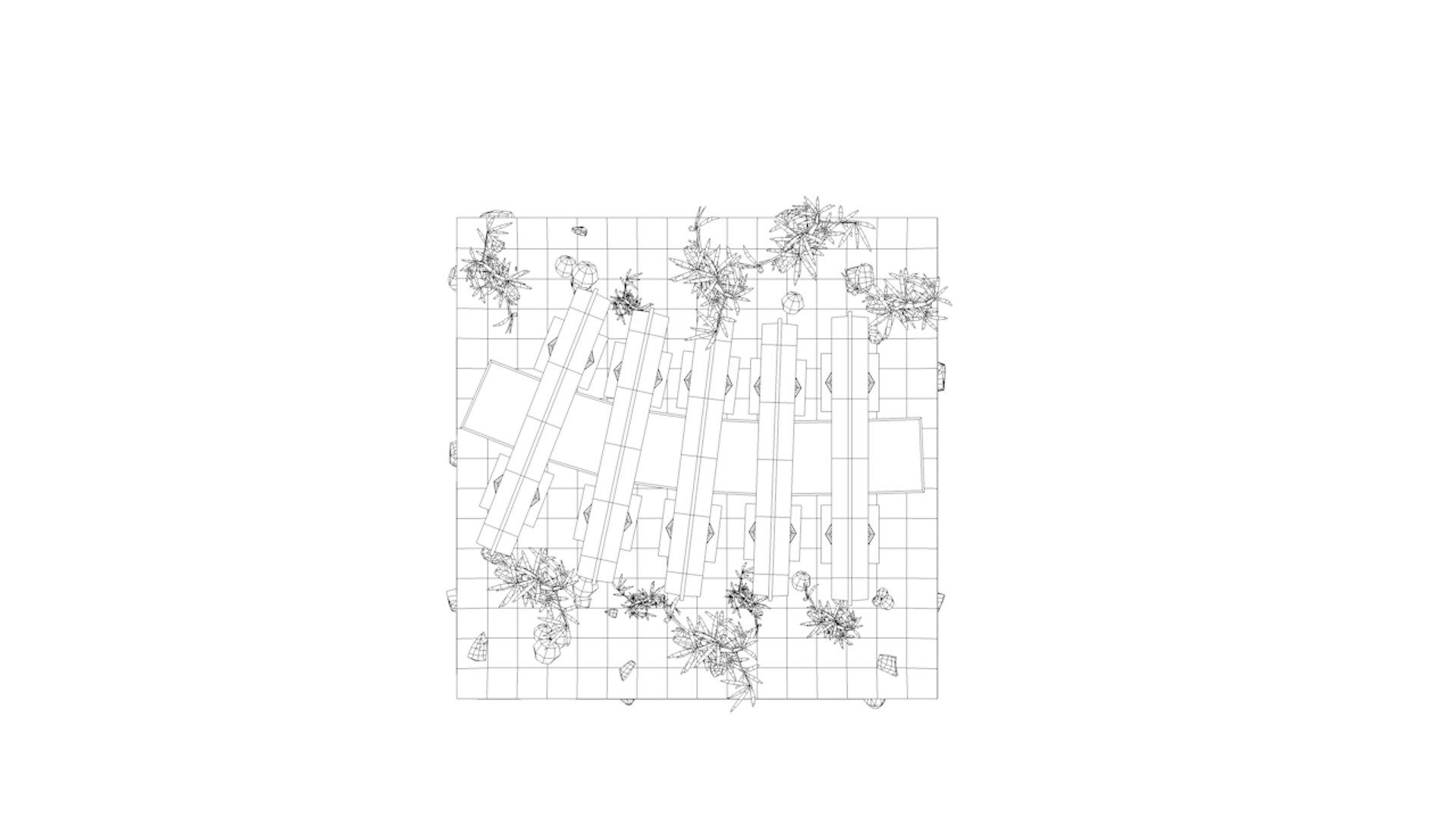 Cartoon Fushimi Inari-taisha Shrine 3D - TurboSquid 1394223